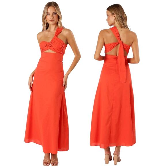 Petal & Pup | Dresses | Petal Pup Luna One Shoulder Midi Sundress ...